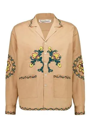 BAZISZT Taupe Nali Shirt Brown