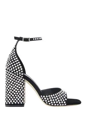 Paris Texas Holly Fiona 100mm Leather Sandals - Black