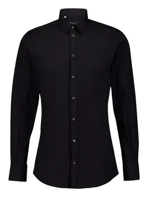 Dolce & Gabbana Long-sleeved Buttoned Shirt - Black