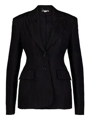 Stella McCartney Jacquard Single-breasted Blazer - Black