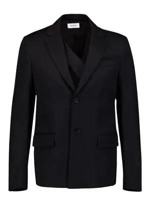 OFF-WHITE Single-Breasted Wool Blazer