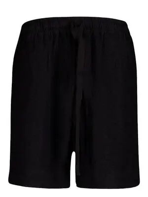 Commas Linen Lounge Short Black