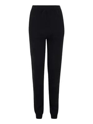 Saint Laurent High-waisted Cashmere Leggings - Black