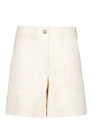 Moncler Cotton Casual Shorts - Cream