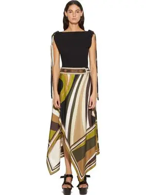 Emilio Pucci Vivara-Print Top Black