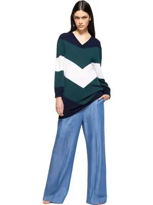 PAULA Myrio Salute Oversized Cashmere Top - Black