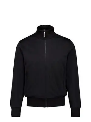 Palm Angels Curved Logo Track Jacket - Black