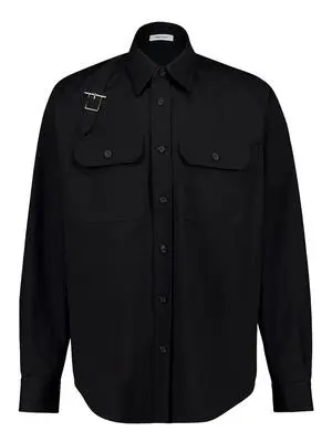 Alexander McQueen T-bar Harness Overshirt - Black