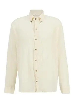 Spiritum Tulum Balam Cotton Shirt - Cream