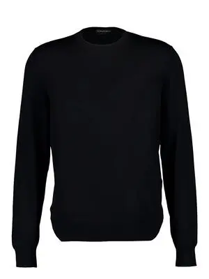 TOM FORD Fine Wool Crewneck Jumper - Black