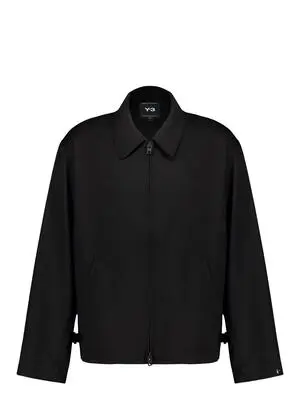 Y3 Refined Wool Blouson - Black