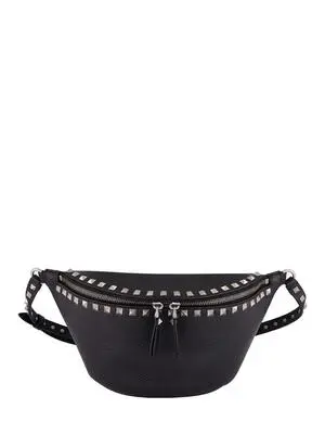 VALENTINO Rockstud Leather Belt Bag