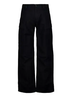Balenciaga Cotton Straight-fit Cargo Pants - Black