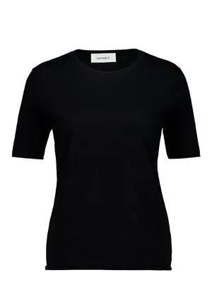 LISA YANG Ari Cashmere T-shirt - Black