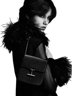 TOM FORD Tara Mini Bag In Smooth Calf Leather - Black