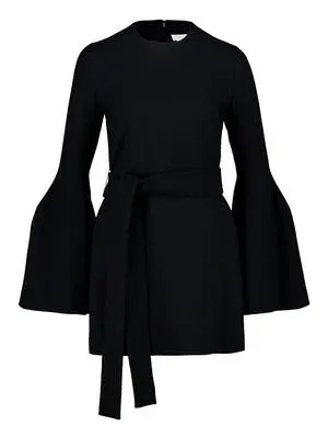 Gabriela Hearst Shandon Virgin Wool Tunic Blouse - Black
