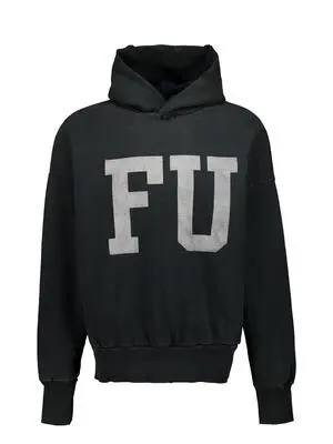 Fear Of God Cotton Qualified Hooded Sweatshirt - Black
