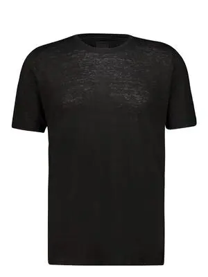120% Lino Linen T-shirt - Black