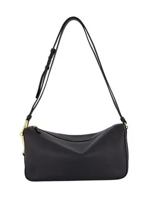 Gucci Half Horsebit Medium Shoulder Bag - Black