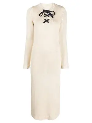Zimmermann Cotton Midi Dress - Beige
