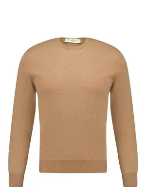 PIACENZA CASHMERE 1733 Crewneck Cashmere Sweater Beige