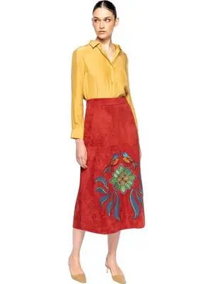 PAULA Silk Shirt - Beige