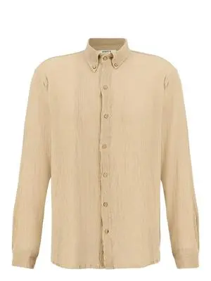 Spiritum Tulum Khaky Balam Cotton Shirt - Beige