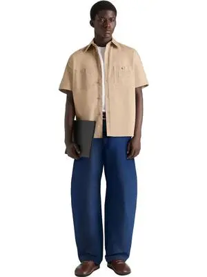 Givenchy Cotton Short-sleeved Shirt - Beige