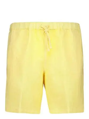 120% LINO Zafferano Linen Bermuda Shorts