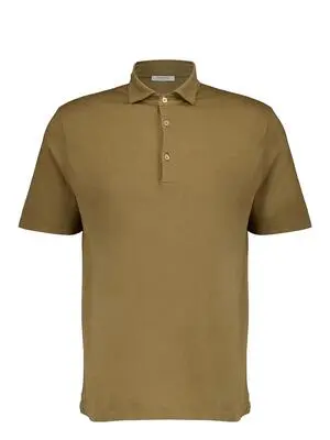 BOGLIOLI Nut Cotton Polo Shirt