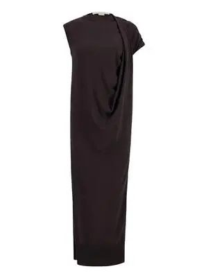 STELLA MCCARTNEY Asymmetric Draped Maxi Dress