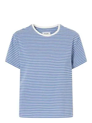 STILL HERE Striped Cotton-Jersey T-Shirt