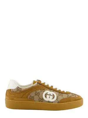Gucci Suede Sneaker - Brown