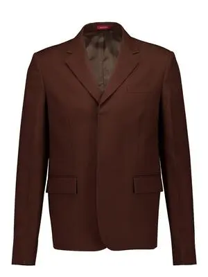 Gucci Wool Twill Jacket - Brown