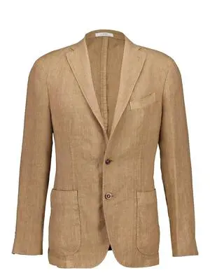 Boglioli Sand Linen Suit - Brown
