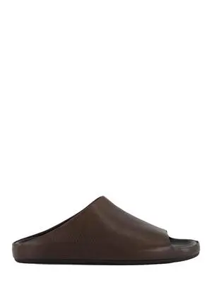 Officine Creative Babouche 002 Leather Mule Sandals - Brown