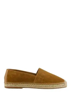 Brunello Cucinelli Suede Espadrilles Brown