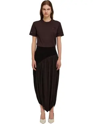 FERRAGAMO Draped Skirt - Brown