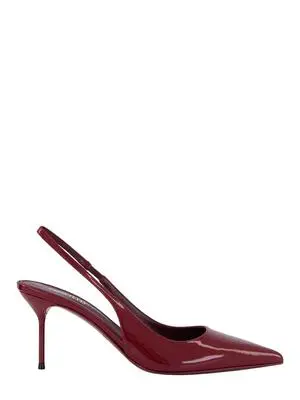 Paris Texas Lidia Slingback 70 Patent Leather Heels Red