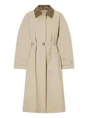 Acne Studios Belted Cotton-blend Trench Coat - Neutrals