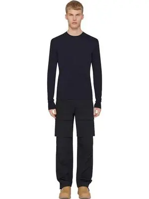Givenchy Cotton And Silk Sweater - Blue