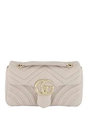 Gucci Light GG Marmont Small Shoulder Bag Grey