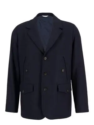 BOGLIOLI Wool-Cashmere Buttoned Jacket