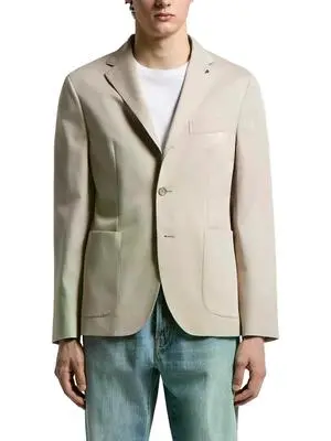 Peserico Front-button Blazer - Neutrals