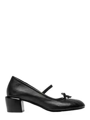 Officine Creative Flore Bow-strap Loafers - Black