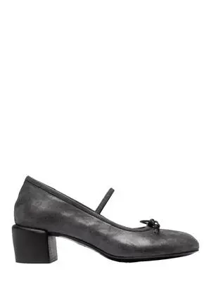 Officine Creative Flore Bow-strap Loafers - Grey