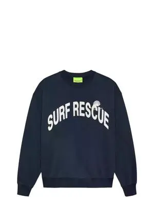NEW AMSTERDAM SURF ASSOCIATION Printed Crew-neck Sweatshirt - Blue
