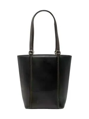 Burberry 2000-2017 Leather Tote Bag - Black
