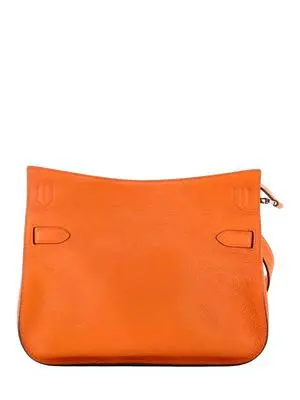 Hermès Jypsiere 28 Clemence Shoulder Bag - Orange