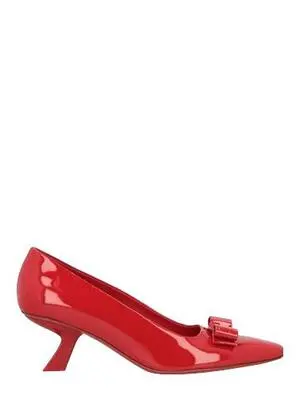 FERRAGAMO Pumps In Calfskin Leather - Red